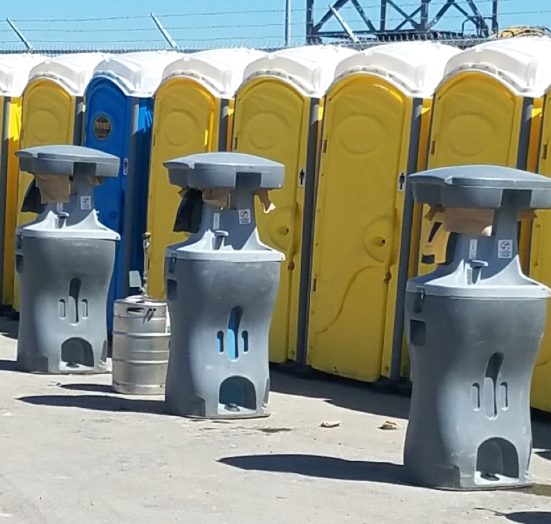 Servicing Visit for Toilets and Handwash Stations - Pot-O-Gold Rentals